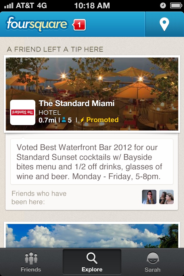 Furthering Its Business Strategy, Foursquare Launches Promoted Updates ...